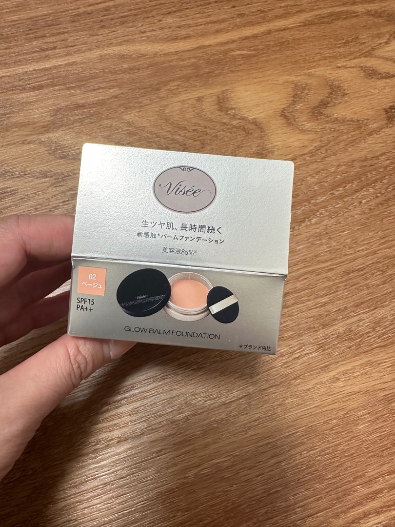 日本 Kose Visee 原生光感粉底霜 Glow Balm Foundation 15g SPF15/PA++(全新未打開）, 香水、美妝、保養, 臉部彩妝、保養與清潔, 化妝品在旋轉拍賣