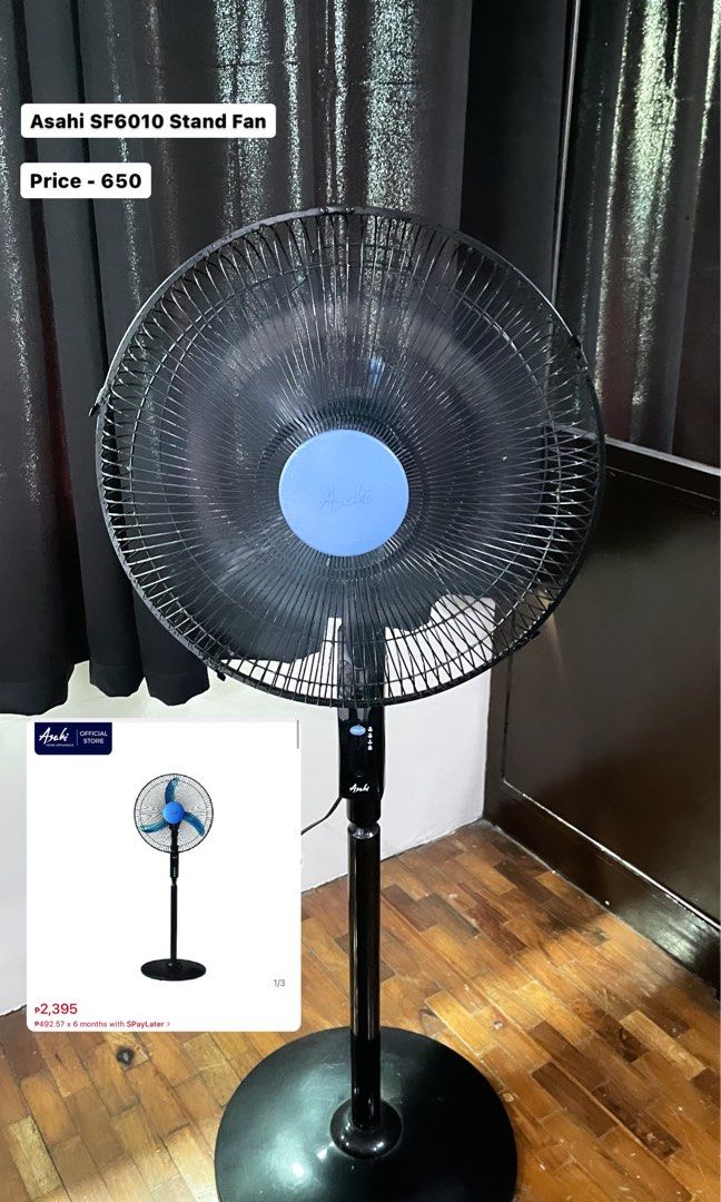Asahi SF6010 Stand Fan 16 inches, Furniture & Home Living, Lighting ...
