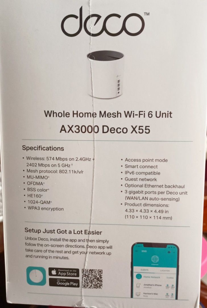 AX3000 DECO X55 Mesh, Announcements on Carousell