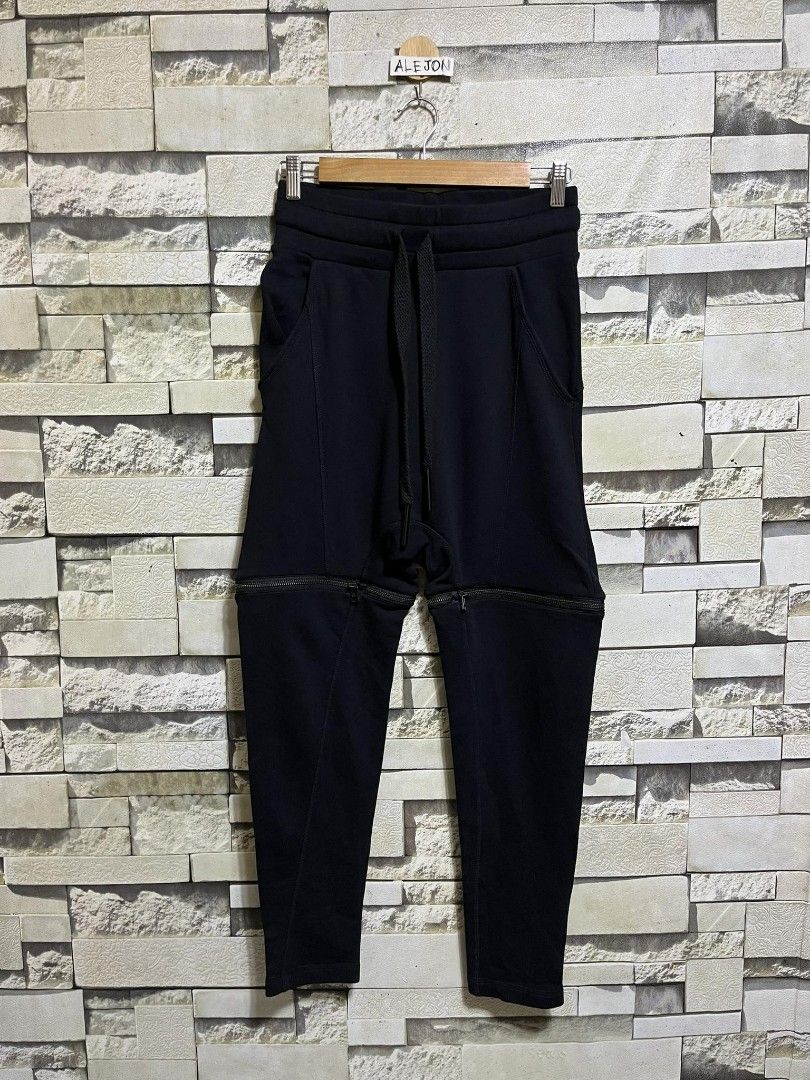 BARBARA I GONGINI DROP CROTCH COVERTIBLE SWEATPANTS, Men's Fashion ...