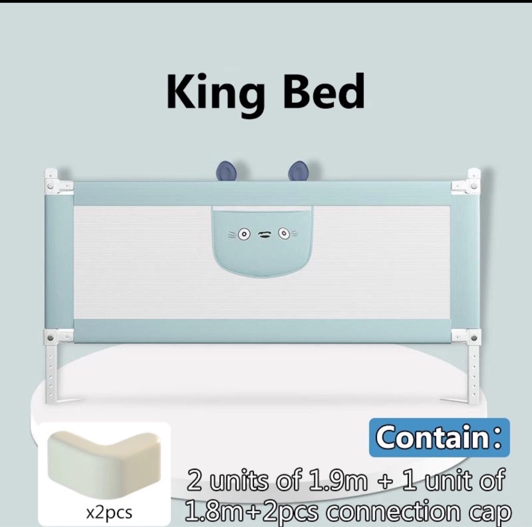 Bed Rail -King Size Bed, Babies & Kids, Baby Nursery & Kids Furniture ...