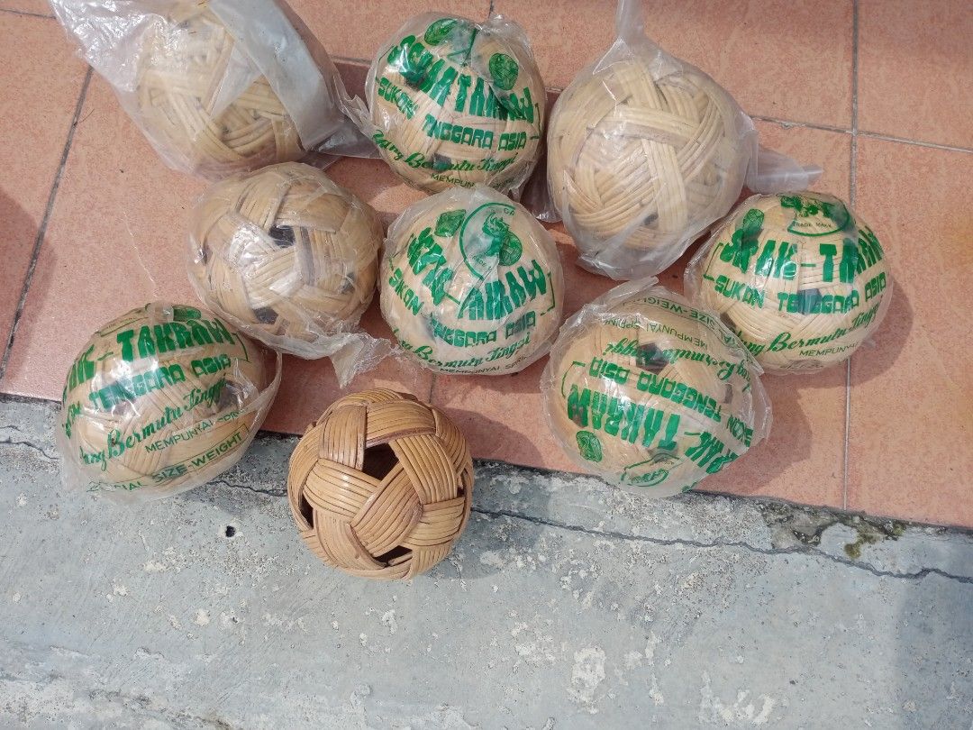Bola takraw rotan cap badak NOS, Sports Equipment, Sports & Games ...