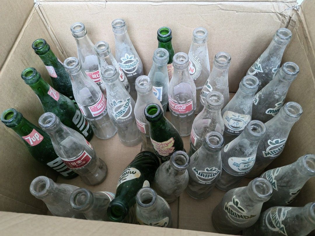 Botol antik old antique bottle mirinda coke pepsi f&n yeo's, Hobbies ...