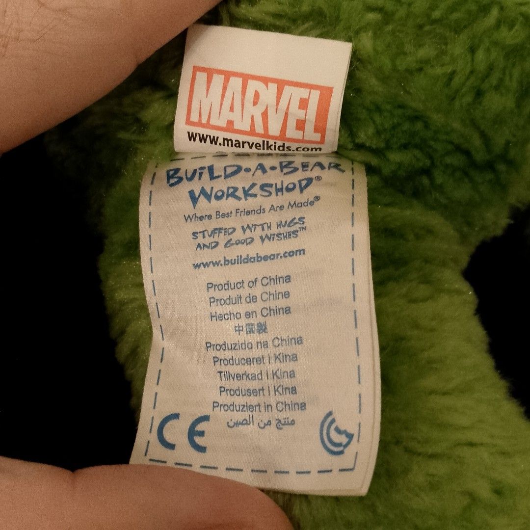 Build A Bear Hulk Marvel BAB, Hobbies & Toys, Toys & Games on Carousell
