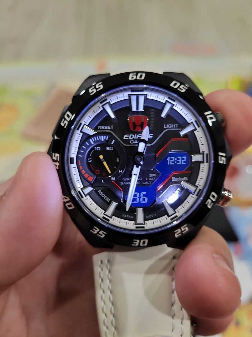 Casio Edifice Honda Type R ECB-2200HTR, Men's Fashion, Watches ...