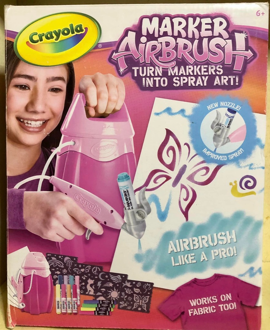 Crayola Marker AirBrush, Hobbies & Toys, Toys & Games on Carousell
