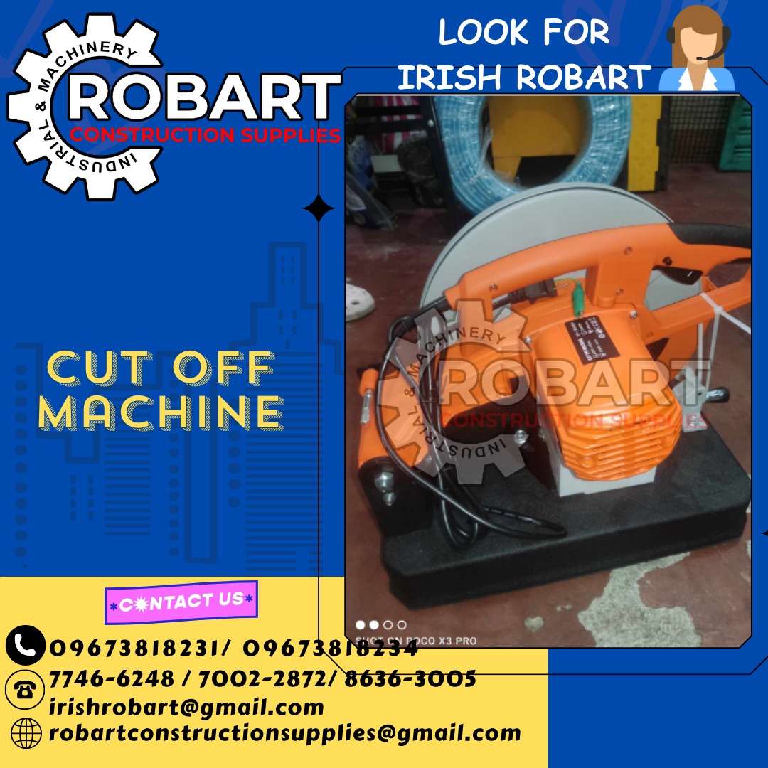 Cut Off Machine, Commercial & Industrial, Construction Tools & Equipment on Carousell