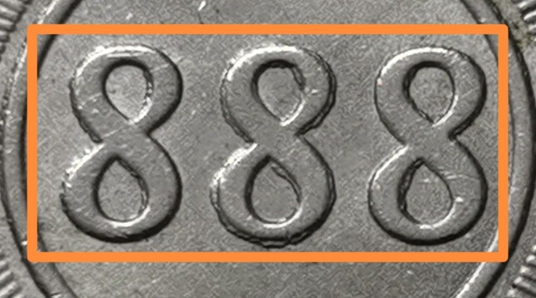 D55: Triple 8 Error Token Coin, Hobbies & Toys, Collectibles & Memorabilia, Currency on Carousell