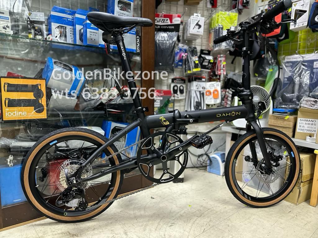 Dahon k3 plus mini 349 最新2024 黑金色, 運動產品, 單車及配件, 單車 - Carousell