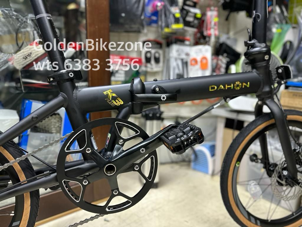 Dahon k3 plus mini 349 最新2024 黑金色, 運動產品, 單車及配件, 單車 - Carousell