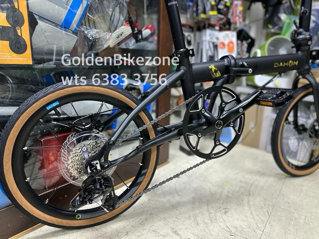Dahon k3 plus mini 349 最新2024 黑金色, 運動產品, 單車及配件, 單車 - Carousell