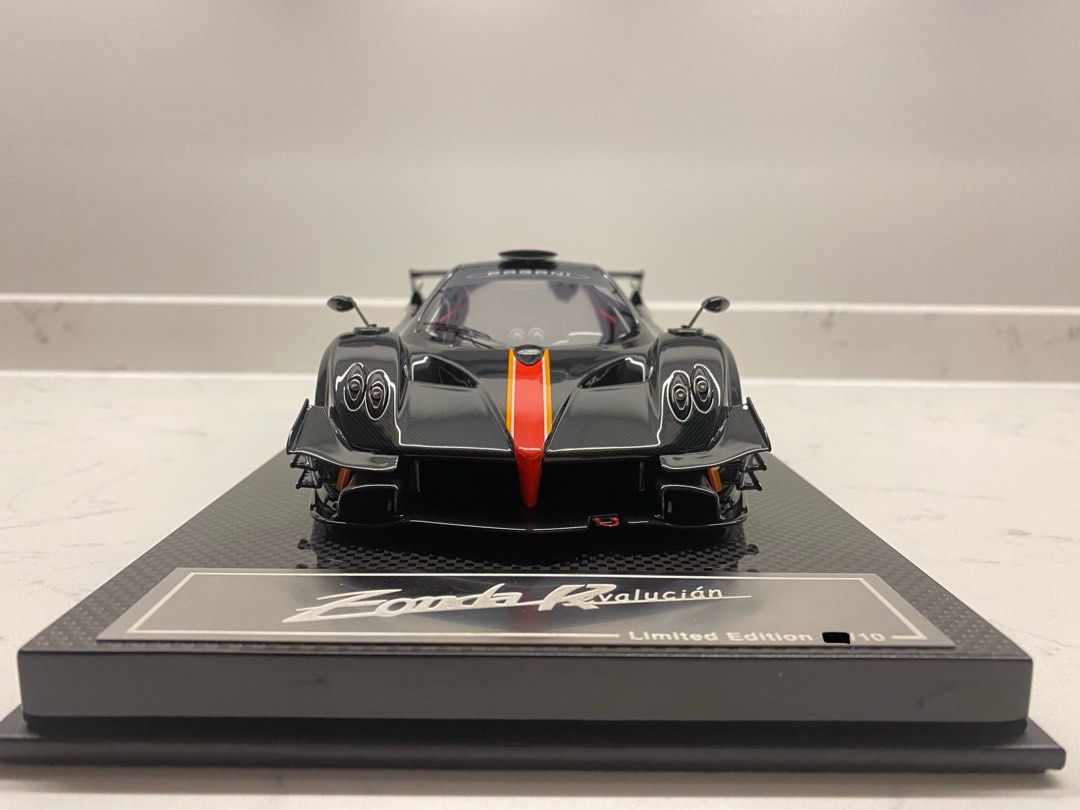 DINO MODEL 1:18 PAGANI ZONDA REVOLUCION DM PAGANI ZONDA R CARBON BLACK ...