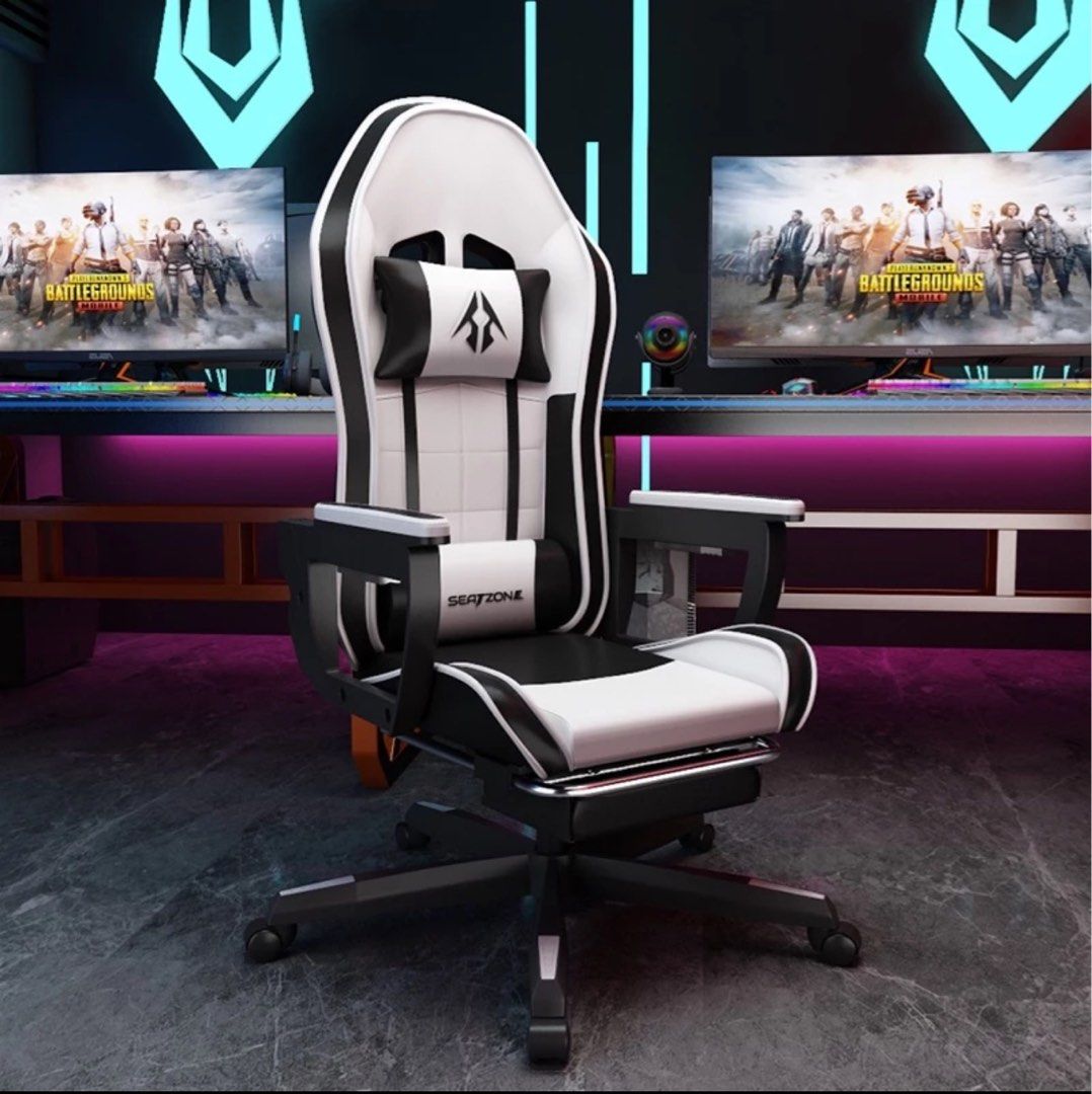 Ergonomic office chair gaming chair computer chair with leg rest ...