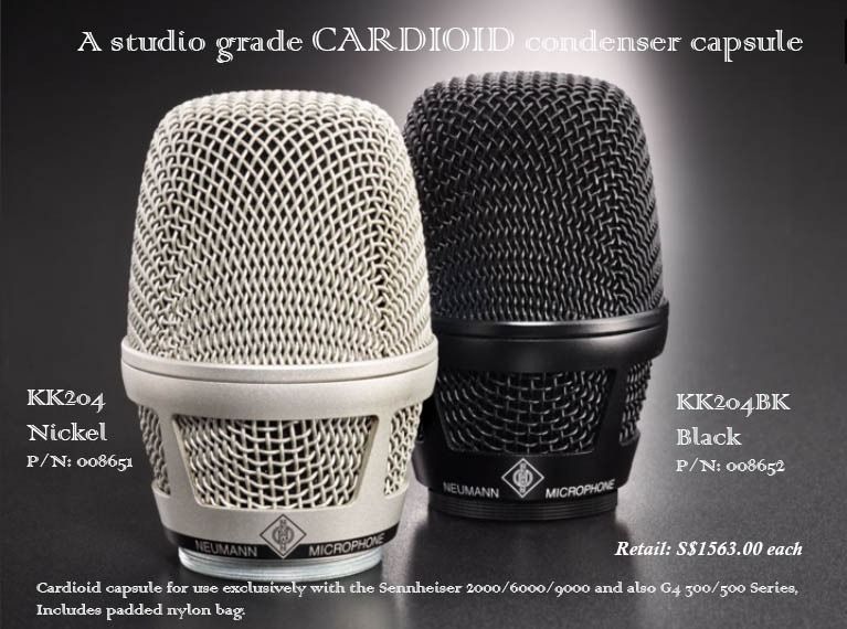 EW500 G4 KK204 CARDIOID CONDENSER HANDHELD WIRELESS MICROPHONE SYSTEM ...