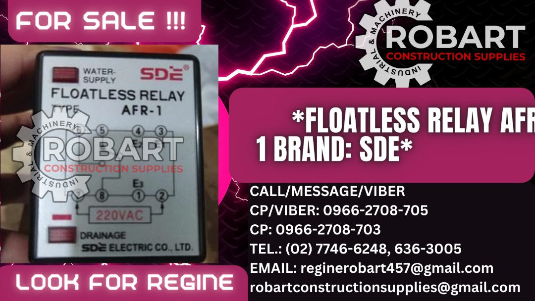 *Floatless relay AFR-1 Brand: SDE*, Commercial & Industrial ...