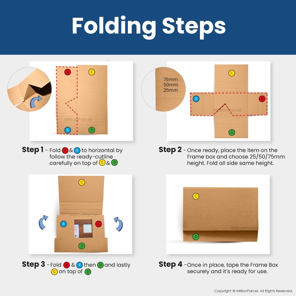 Frame & Book Carton Box - F series | Paper Box | Cardboard Box ...