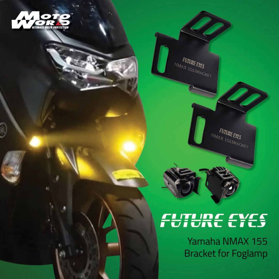 Future Eyes Fog Lights Auxiliary LED with DRL Motorcycle Spotlight ...