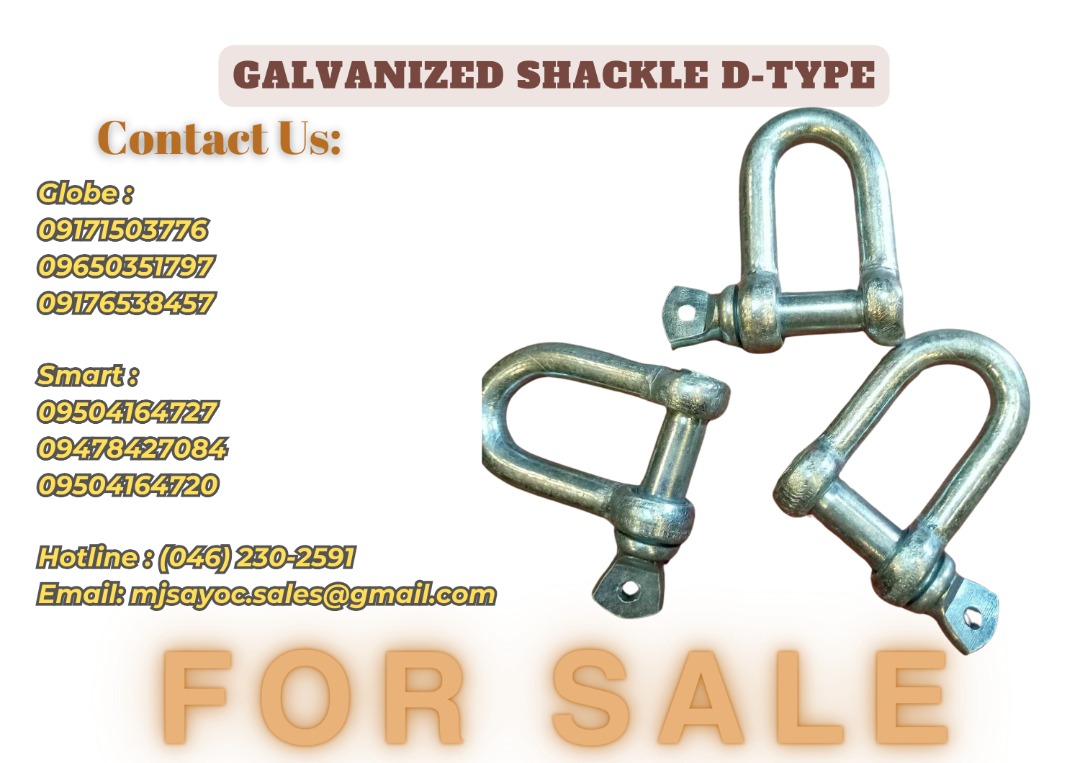 GALVANIZED (GI) SHACKLE D TYPE, Commercial & Industrial, Industrial ...