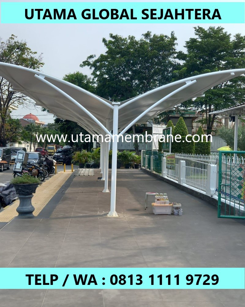 Harga pasang kanopi membran teras rumah dan canopy membran minimalis ...
