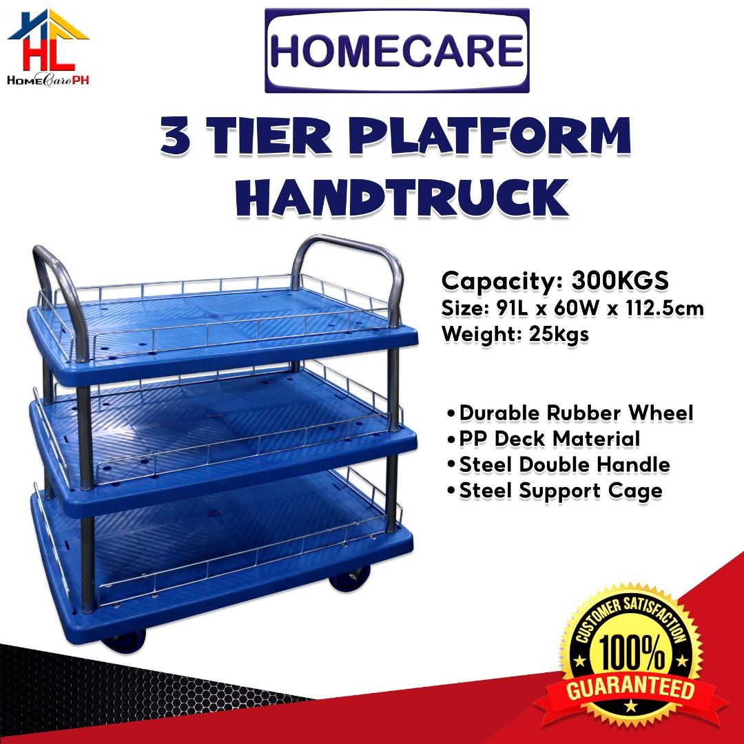 Homecare 3 Tier Platform Hand Truck 300kgs, Commercial & Industrial ...