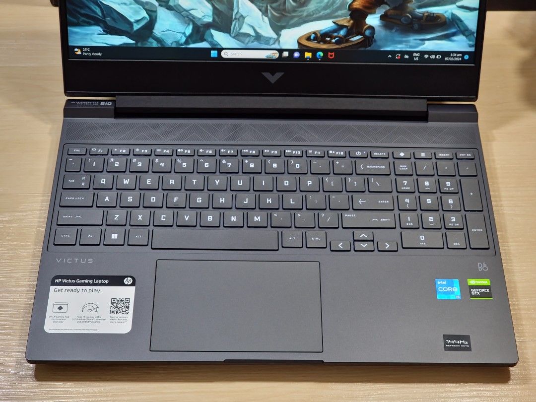 HP Victus Gaming Laptop 15-fa0xxx Intel Core i5-12th Gen 8Gb Ram 512Gb ...