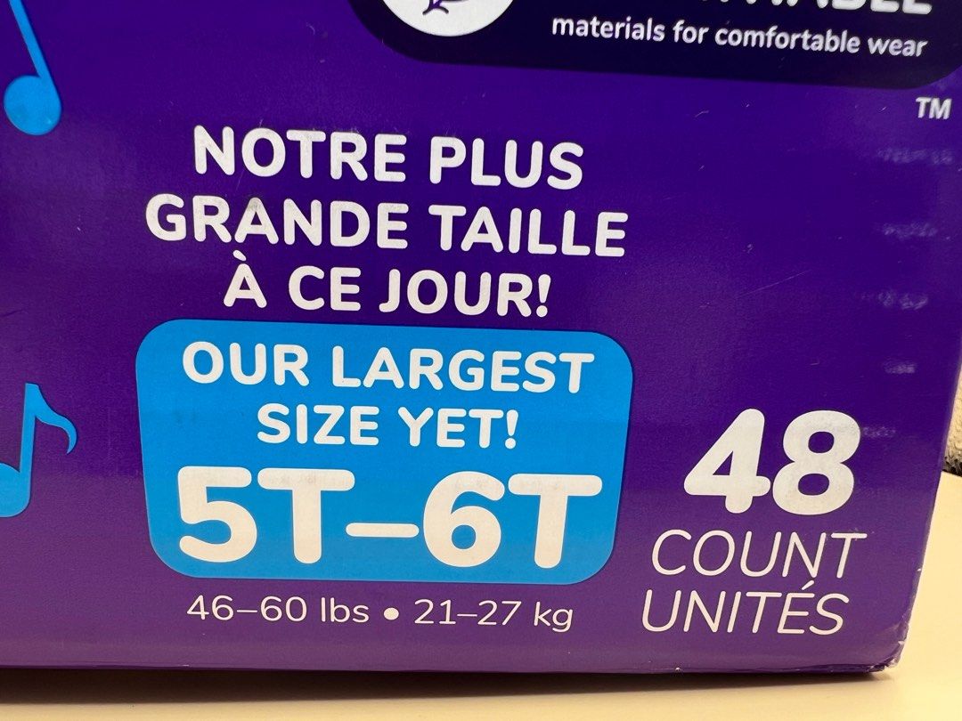 HUGGIES PULL-UPS DIAPER 48 pcs SIZE 5T-6T DIAPERS, Babies & Kids, Bathing & Changing, Diapers ...