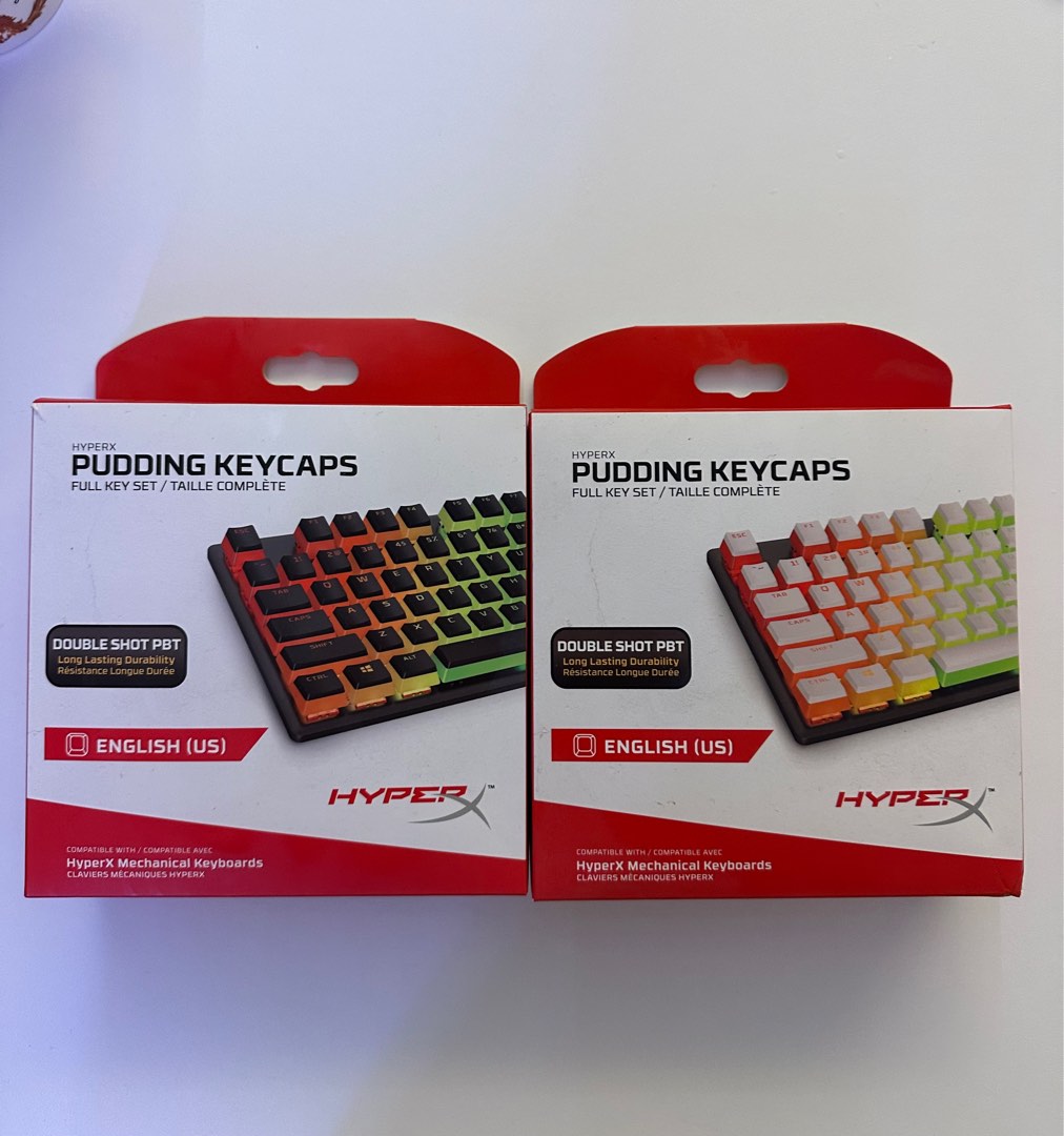 HYPERX Pudding Keycaps DOUBLE SHOT PBT, 電腦＆科技, 電腦周邊及配件, 電腦鍵盤及相關產品 ...