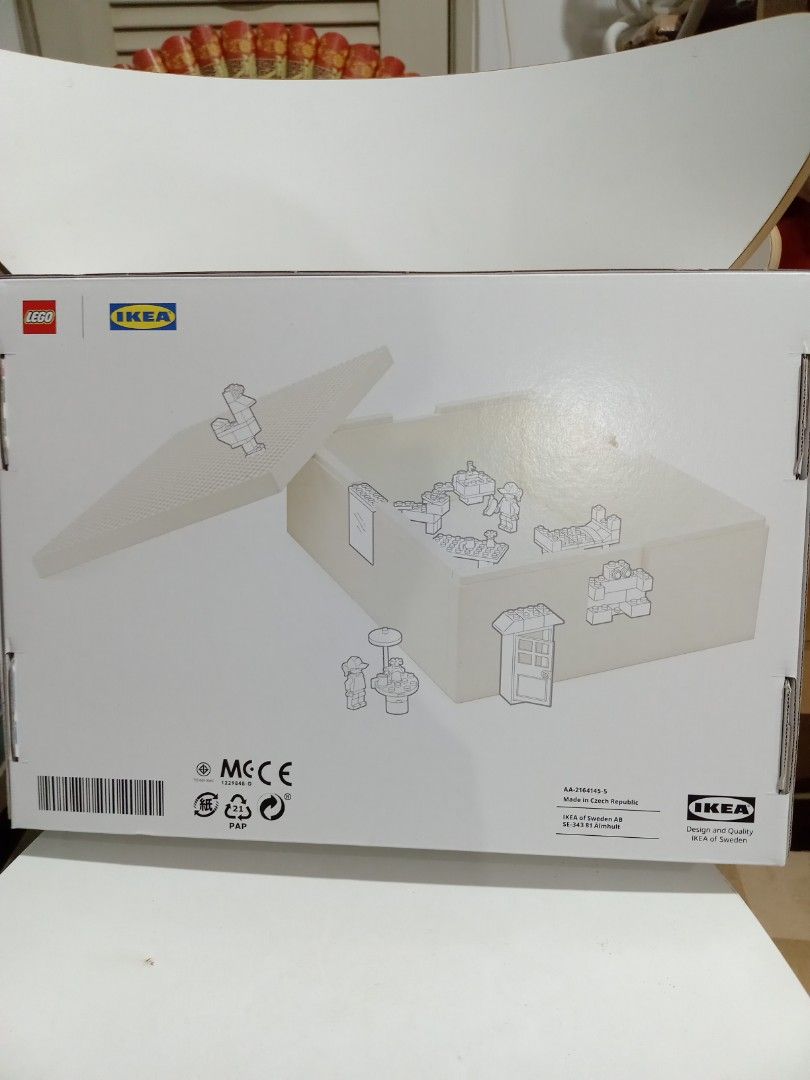 IKEA BYGGLEK LEGO BOX WITH LID, Hobbies & Toys, Toys & Games on Carousell