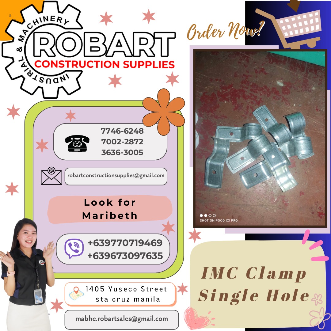 IMC Clamp Single Hole, Commercial & Industrial, Construction Tools ...