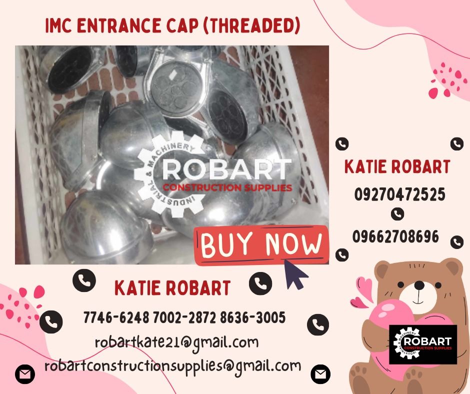 IMC ENTRANCE CAP THREADED, Commercial & Industrial, Construction Tools ...