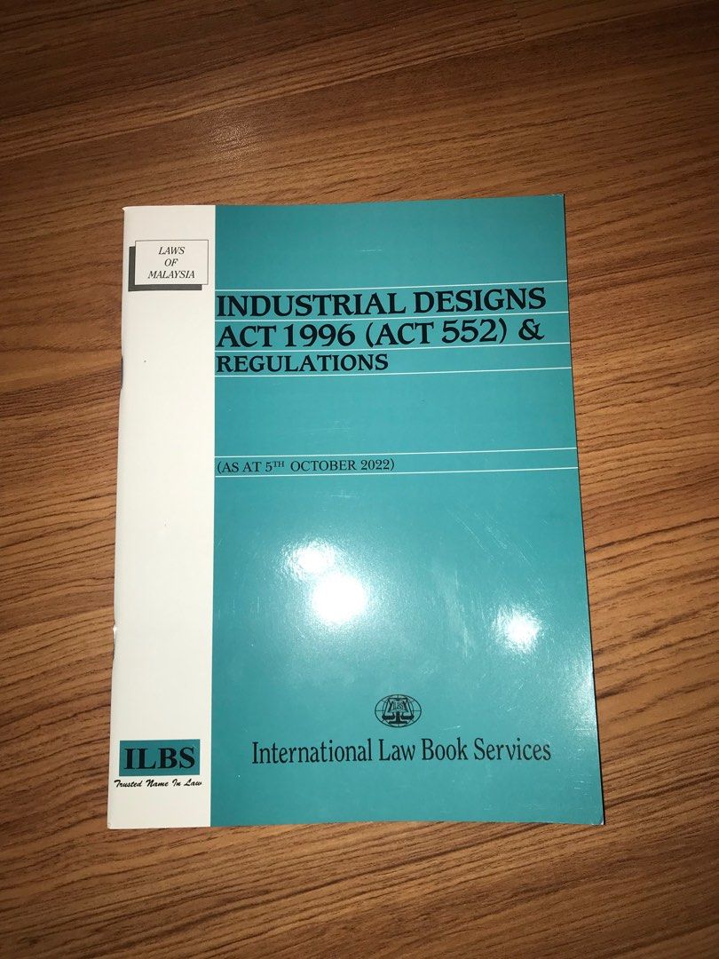 Industrial Designs Act 1996, Hobbies & Toys, Books & Magazines ...