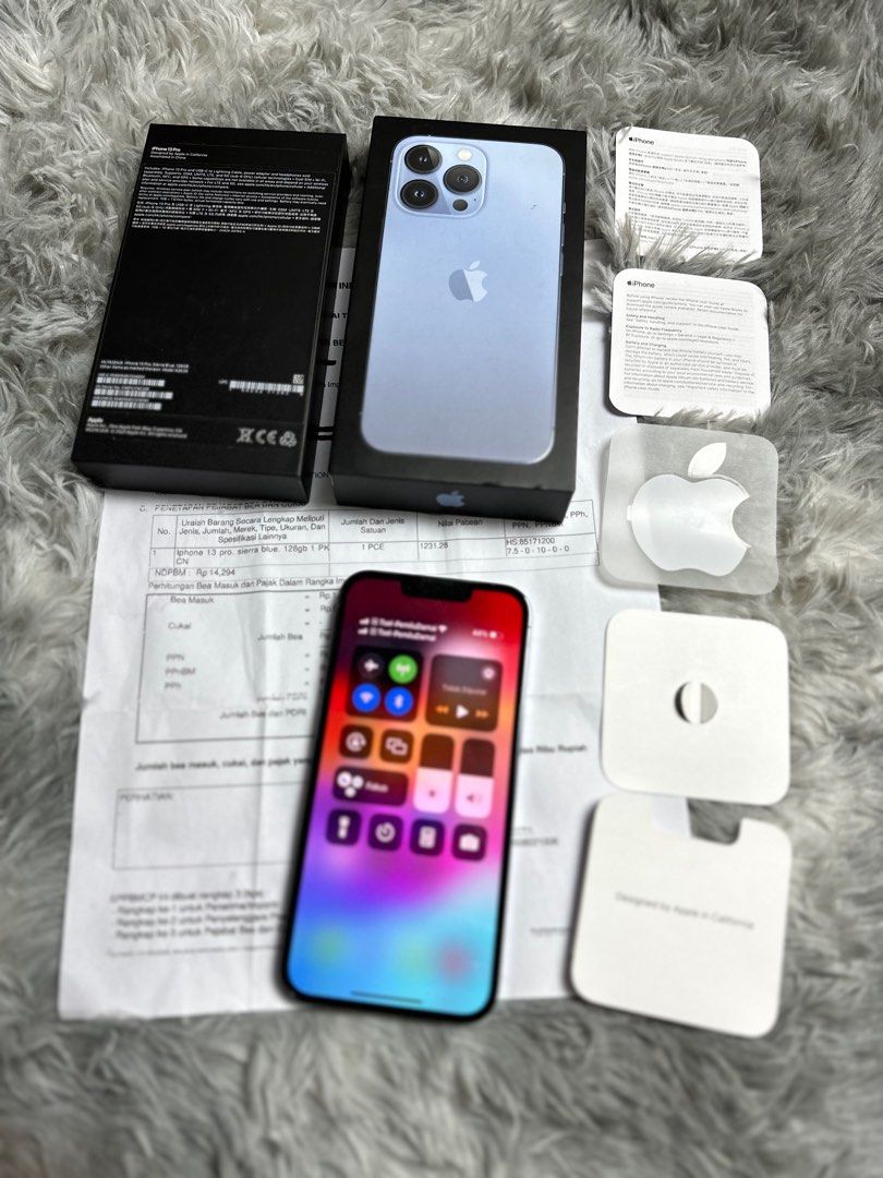 Iphone 13 pro 128 gb dual sim card fisik resmi cukai, Telepon Seluler ...
