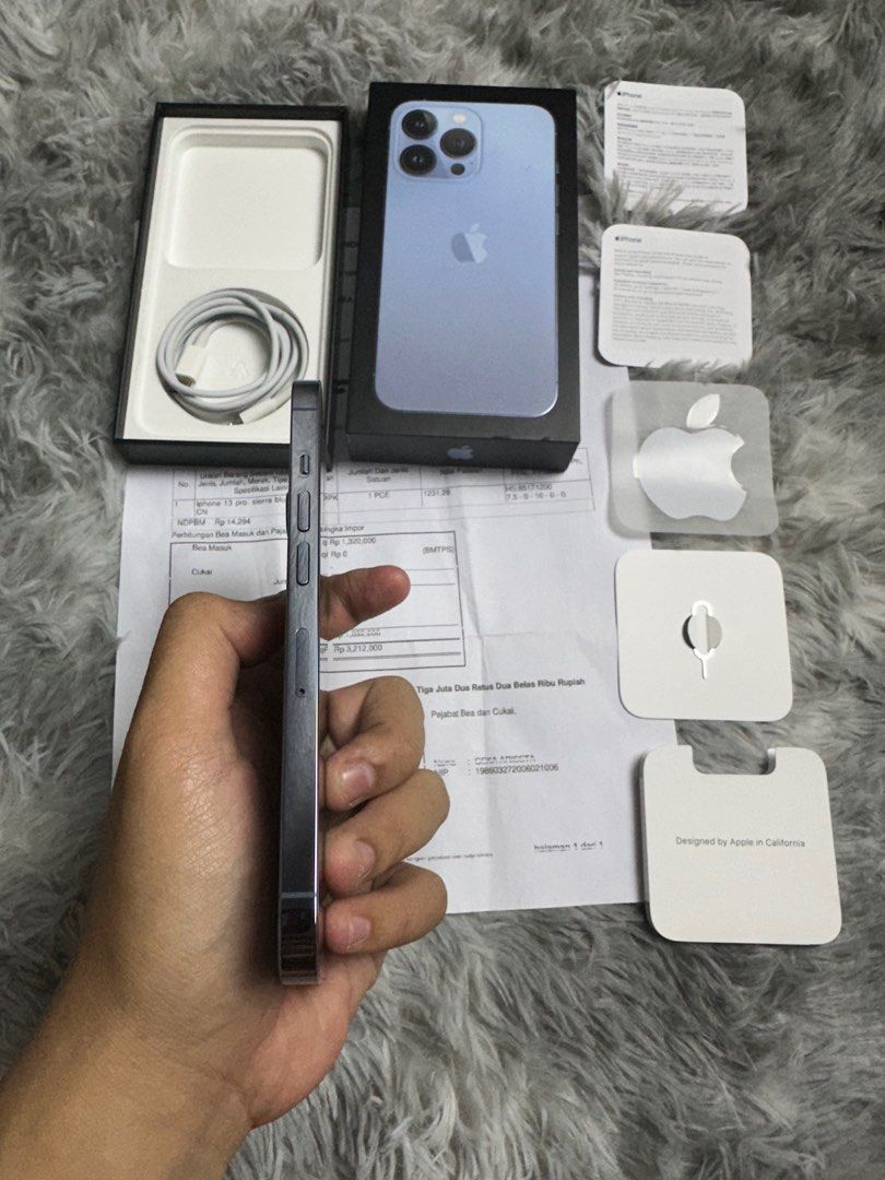 Iphone 13 pro 128 gb dual sim card fisik resmi cukai, Telepon Seluler ...