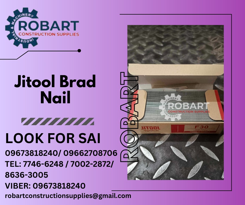 Jitool Brad Nail, Commercial & Industrial, Construction Tools & Equipment on Carousell