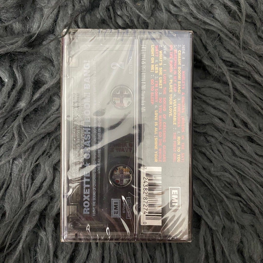 KASET ROXETTE Crash!Boom!Bang!, Hobbies & Toys, Music & Media, CDs & DVDs on Carousell