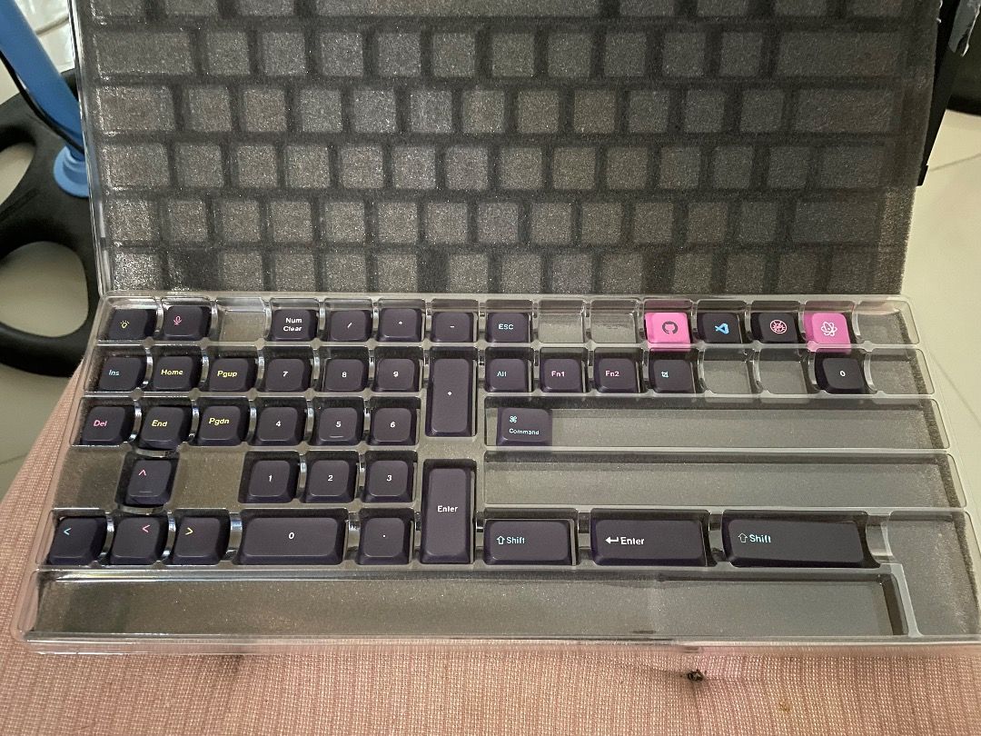 Keychron Low Profile Dye-Sub PBT LSA Full Set Keycap Set, Computers ...