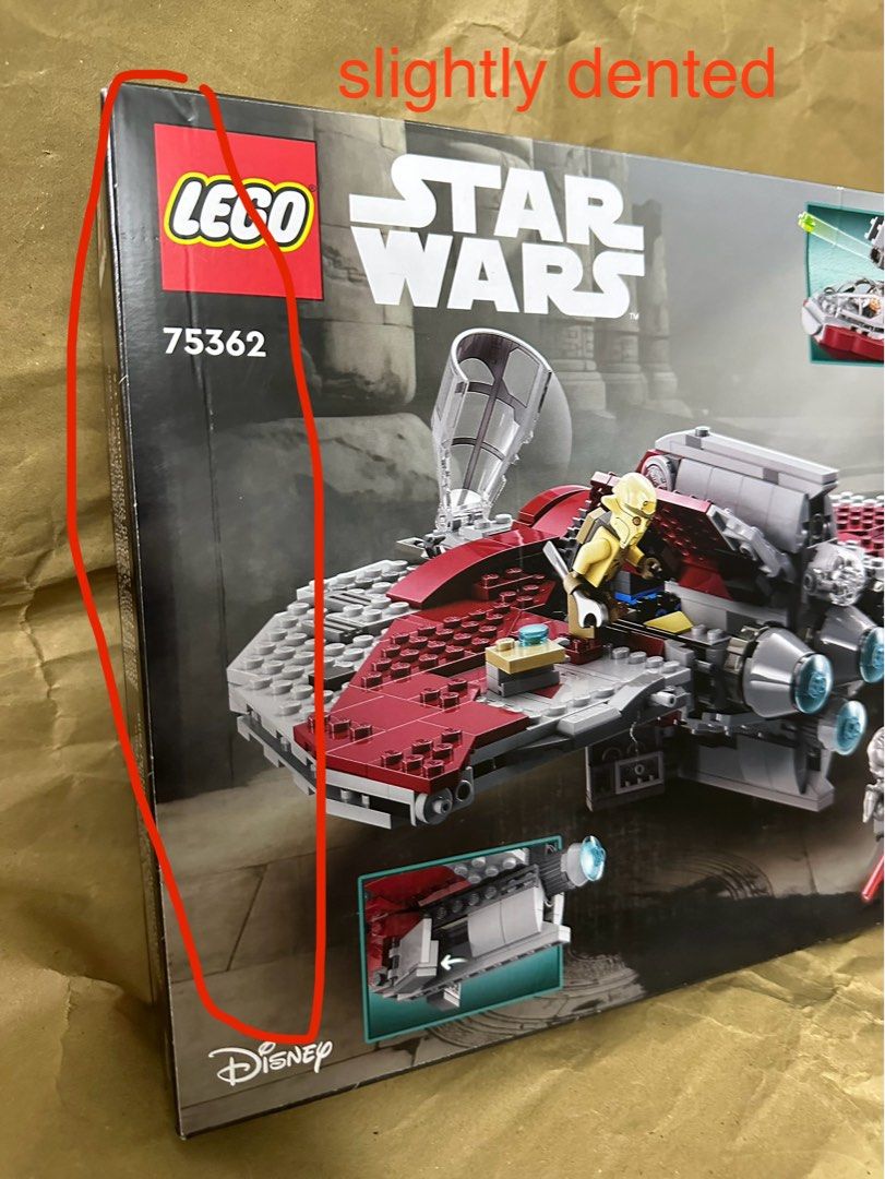 LEGO 75362 Ahsoka Tano's T-6 Jedi Shuttle (Slightly dented Condition as ...