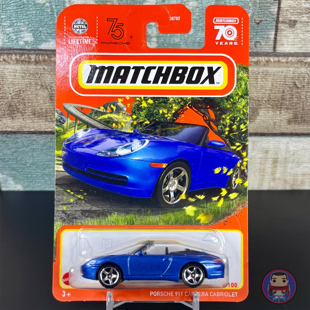 Matchbox Porsche 911 Carrera Cabriolet 1:64 Scale Diecast Model Car ...