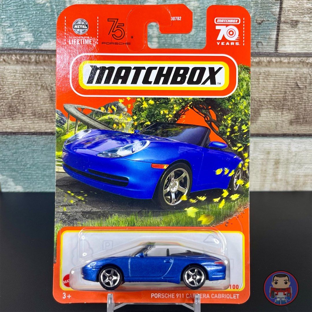 Matchbox Porsche 911 Carrera Cabriolet 1:64 Scale Diecast Model Car ...