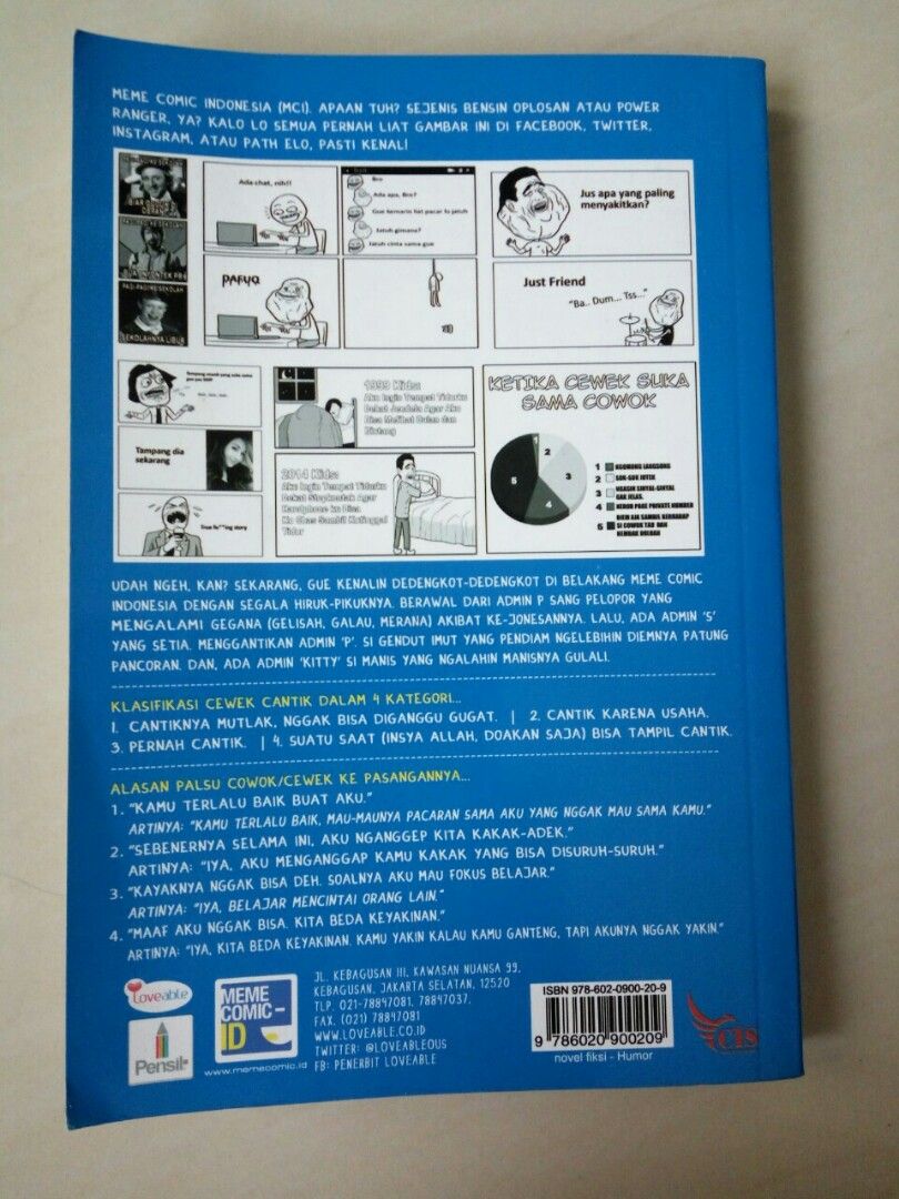 MCI (Meme Comic Indonesia), Buku & Alat Tulis, Komik dan Manga di Carousell