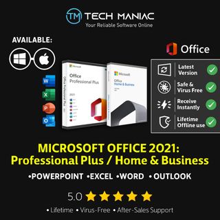 Microsoft Office 2021/2019 PRO PLUS LATEST Lifetime Installer ...