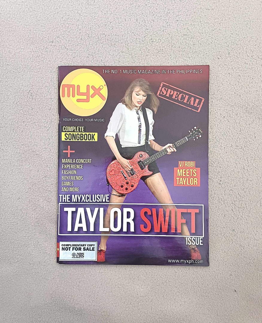 Myx Magazine - Taylor Swift Exclusive Cover, Hobbies & Toys, Books ...