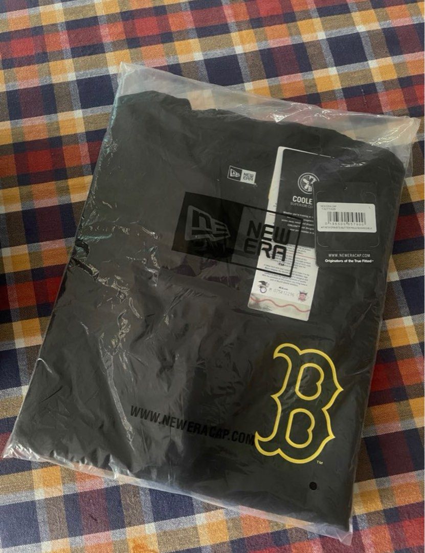 New Era x BTS x MLB Butter Boston Red Sox T-Shirt Black Original New ...