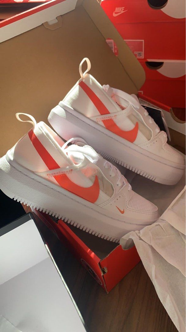 NIKE court vision alta sepatu sneakers, Fesyen Wanita, Sepatu di Carousell