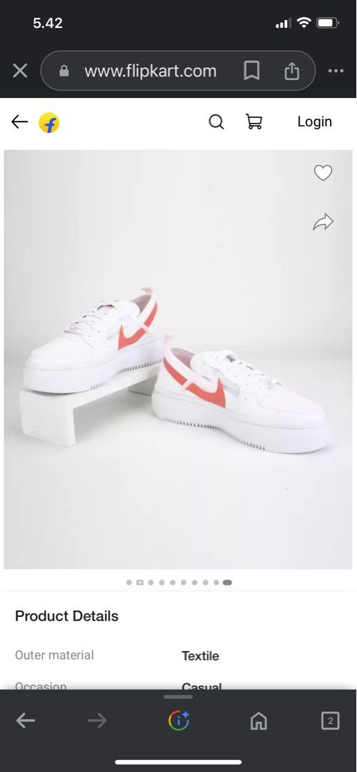NIKE court vision alta sepatu sneakers, Fesyen Wanita, Sepatu di Carousell