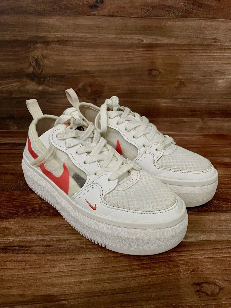 NIKE court vision alta sepatu sneakers, Fesyen Wanita, Sepatu di Carousell