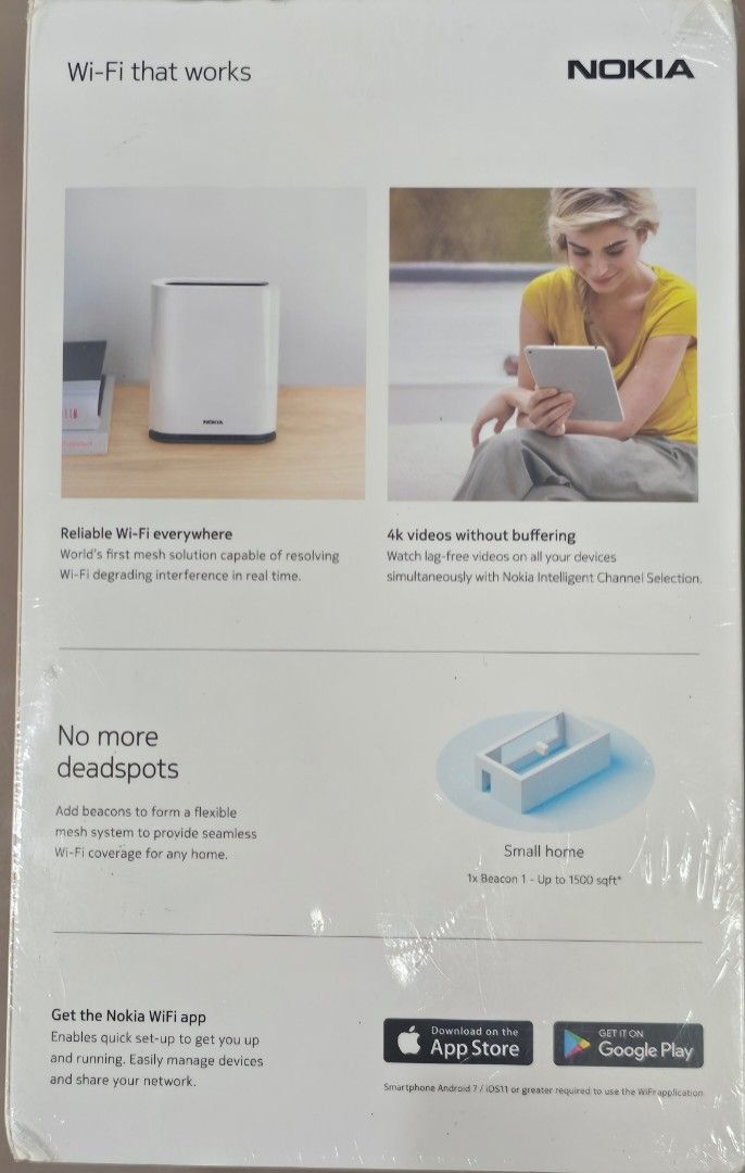 Nokia WiFi Beacon 1 (BNIB), TV & Home Appliances, Other Home Appliances ...