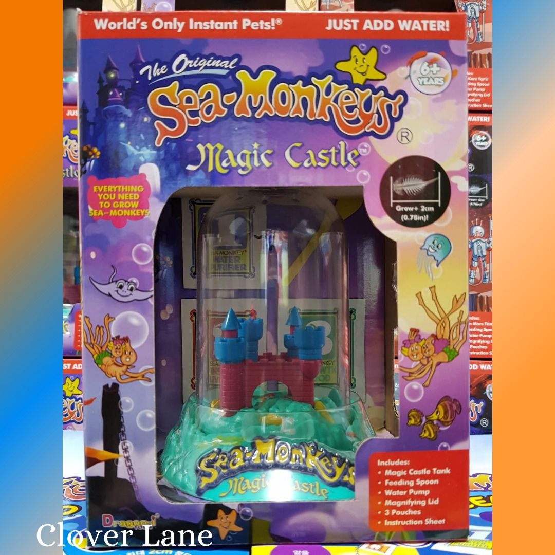 Original Sea Monkeys Ocean Zoo On Mars Magic Castle Instant LIfe Eggs ...