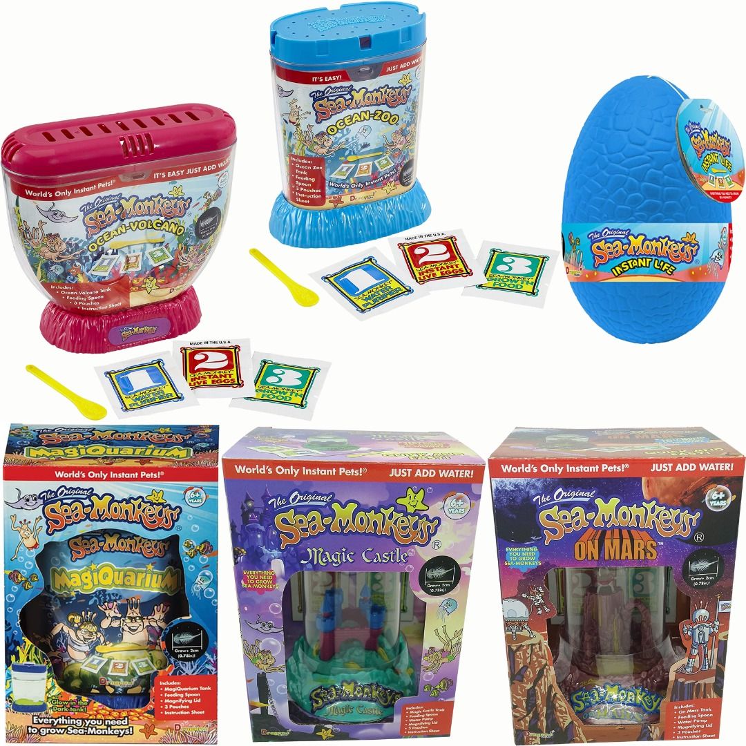Original Sea Monkeys Ocean Zoo On Mars Magic Castle Instant LIfe Eggs ...