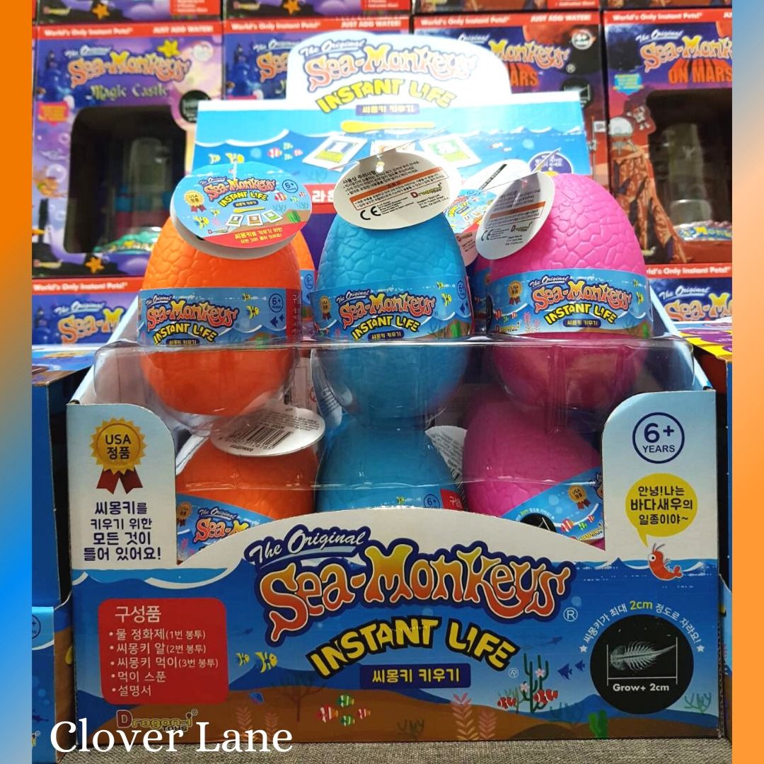 Original Sea Monkeys Ocean Zoo On Mars Magic Castle Instant LIfe Eggs ...
